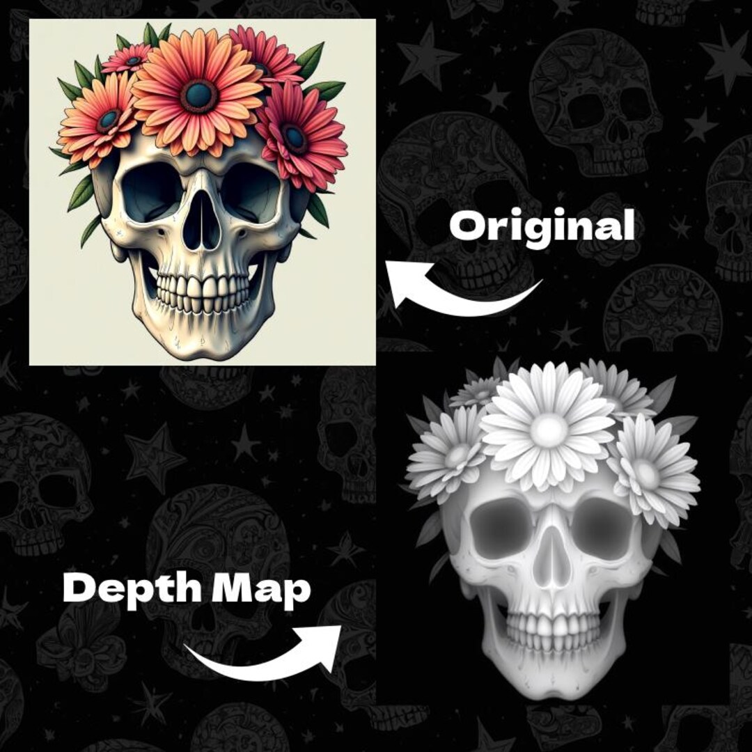 Depth Map, Laser Engraving File, Fiber Laser File, Fibre Laser, 3d ...