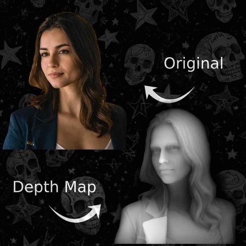 Covert Photos and Logos to 3d Depth Maps for 3d Printing, Laser ...