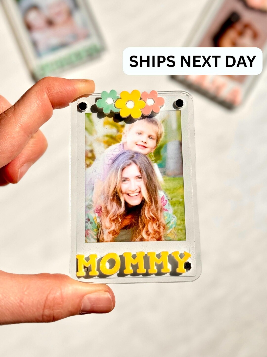 Mother’s Day Photo Magnet Photo Frame Fridge Magnet, Personalized ...