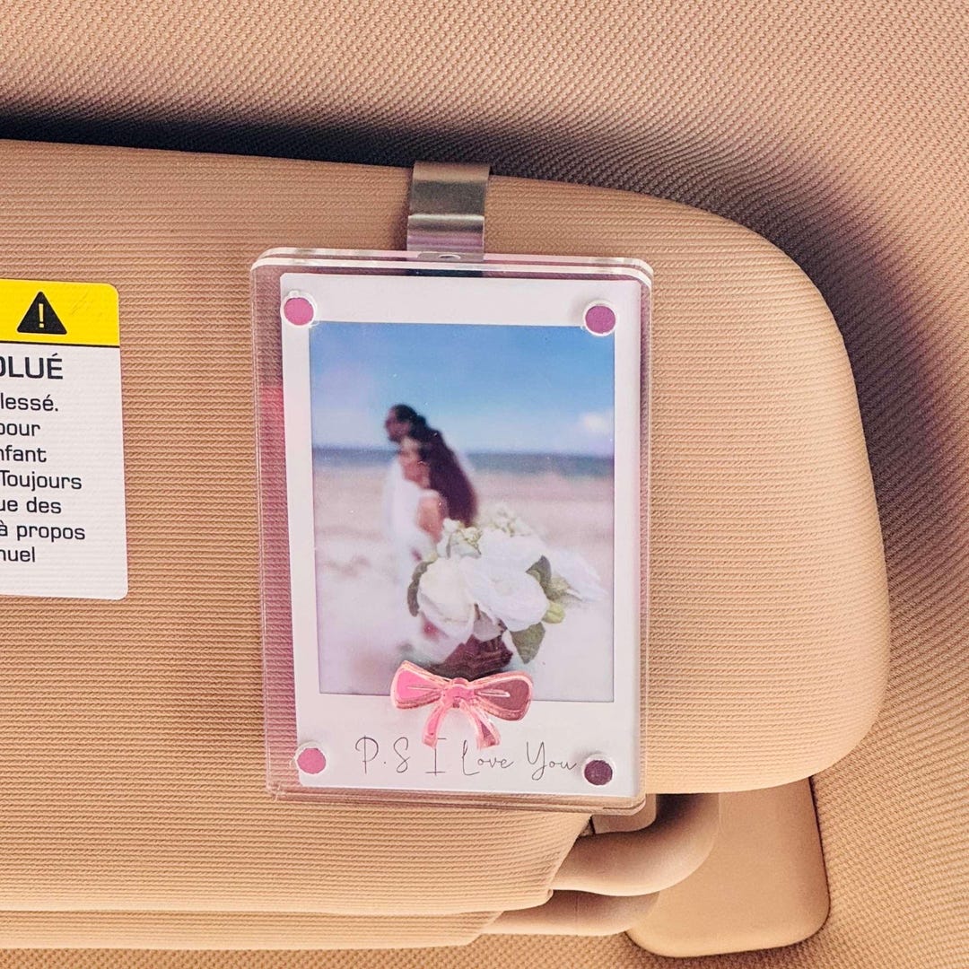 Personalized Photo Gifts for Car, Custom Photo Car Accessory, Car Visor ...