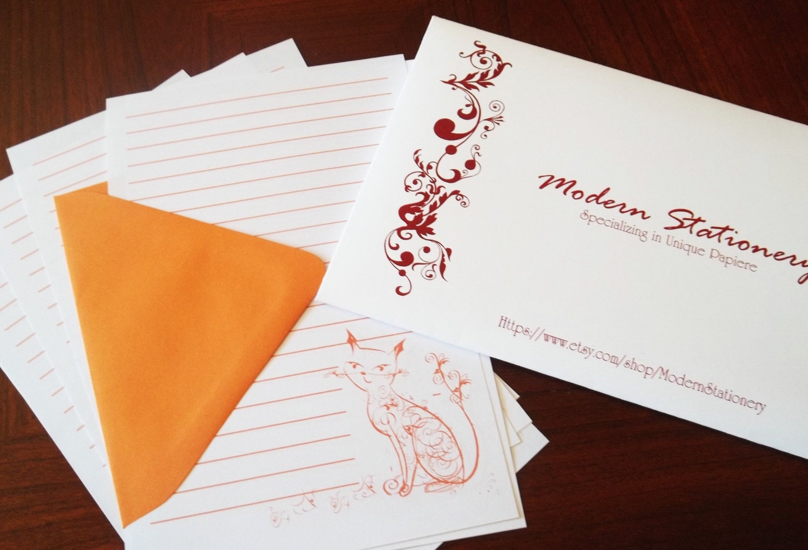 Beautiful Blue Peacock Writing Set. Set of 20 Blank Writing Sheets and ...