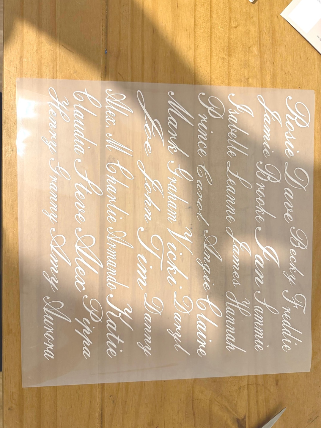 Pre Cut Vinyl Lettering - Etsy