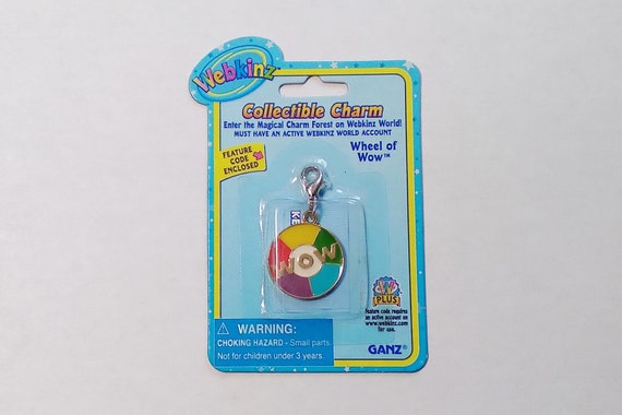 WEBKINZ Wheel of Wow Charm Ganz New in Original Packa… - Gem