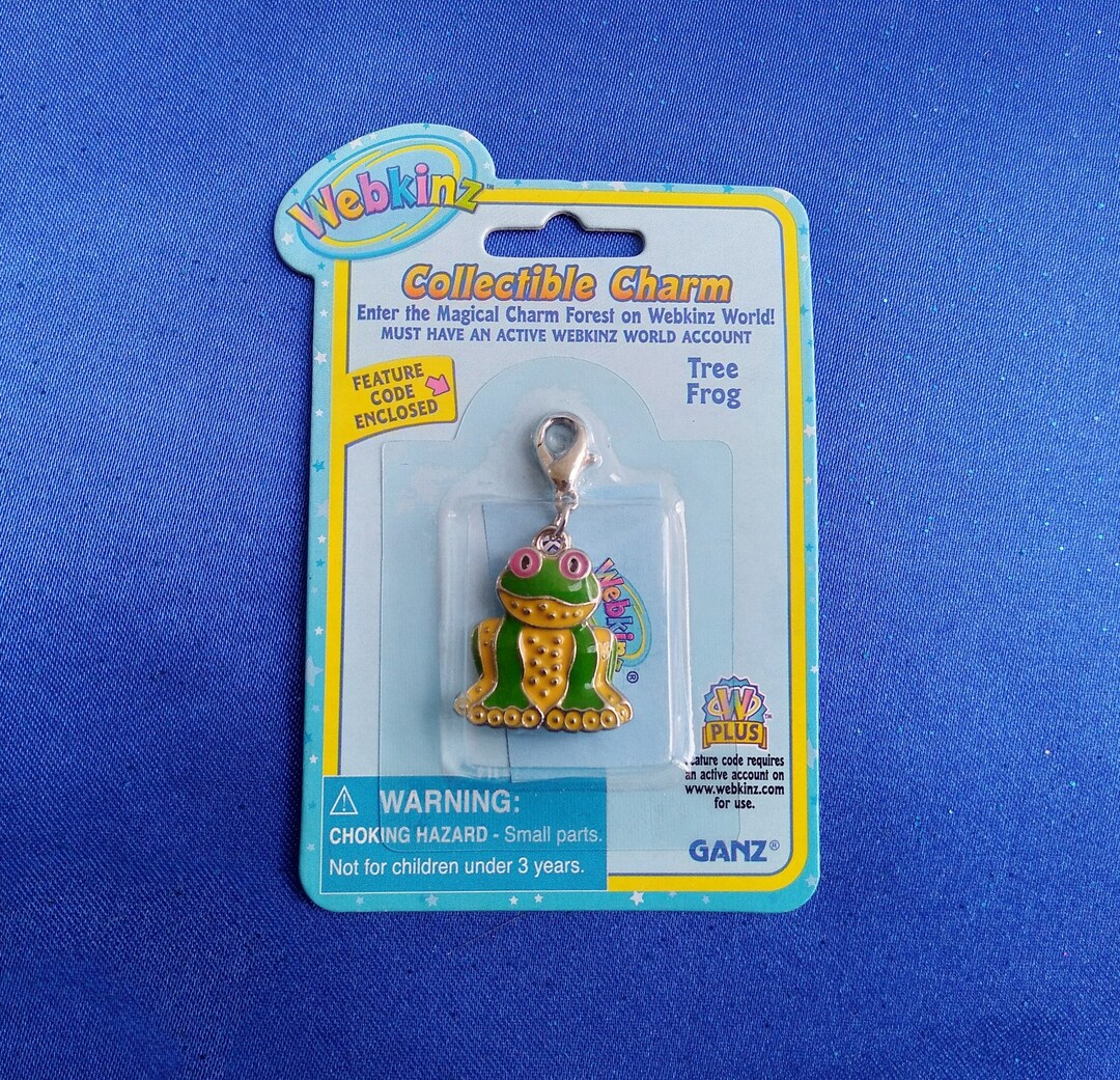 WEBKINZ Tree Frog CHARM Ganz New in Original Packaging With Code ...