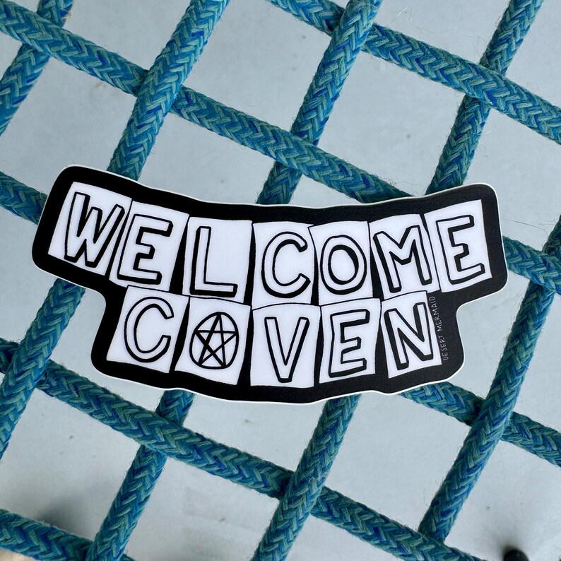 Welcome Coven Agatha Sticker - Etsy