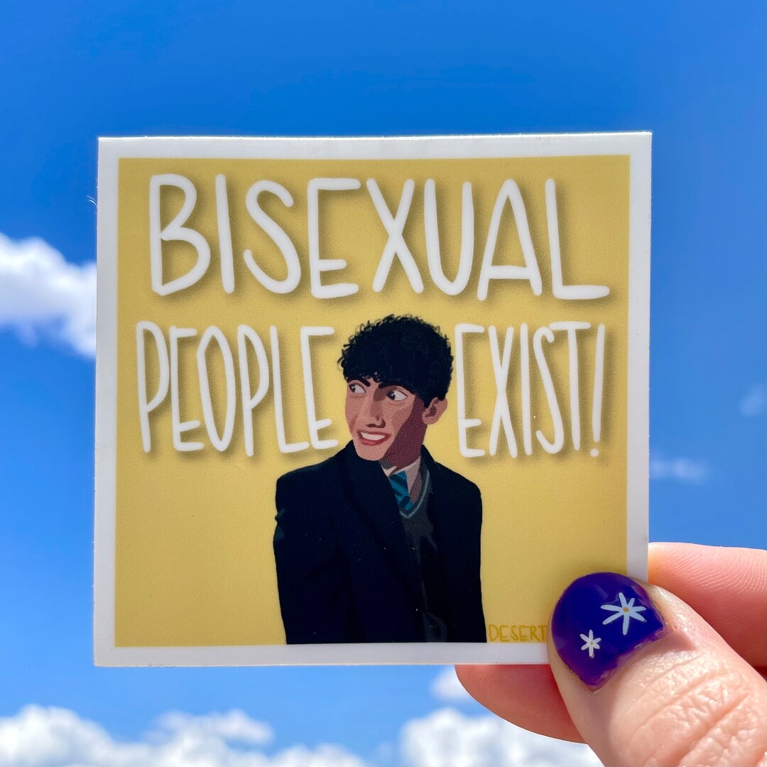 Charlie Spring Bisexual People Exist Sticker - Etsy