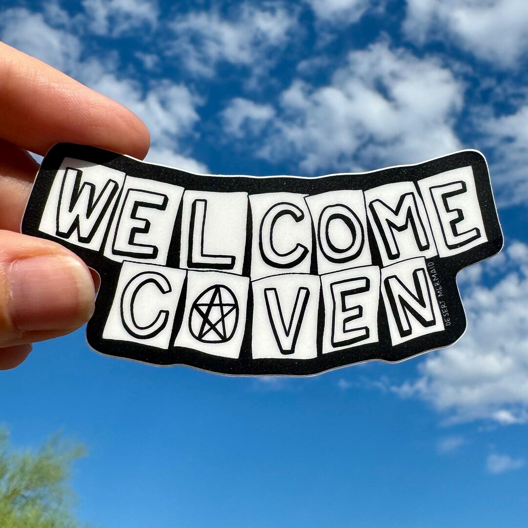 Welcome Coven Agatha Sticker - Etsy