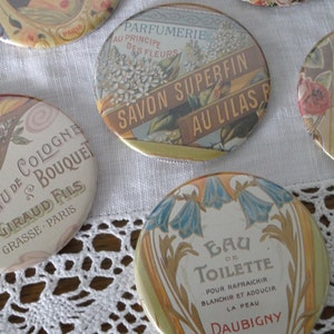 French Perfume Labels Handbag/pocket Mirrors X 6 - Etsy