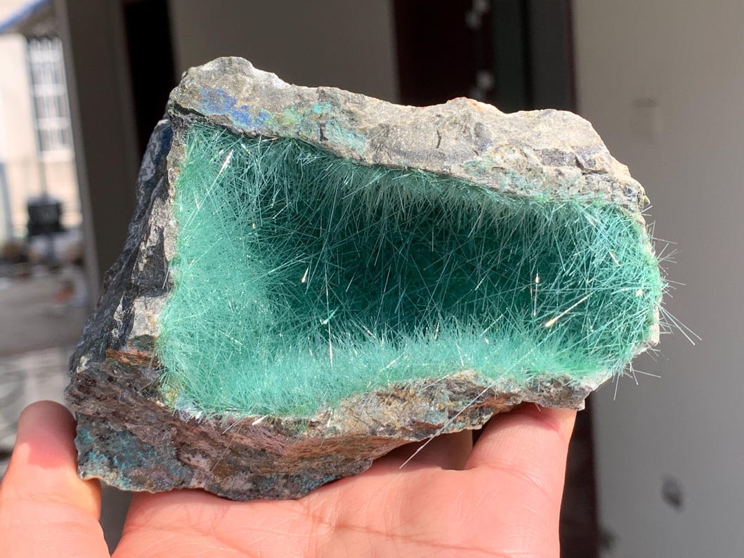 Blue Copper Ore Specimen Quartz,goethite,green Copper Ore Stone,home ...