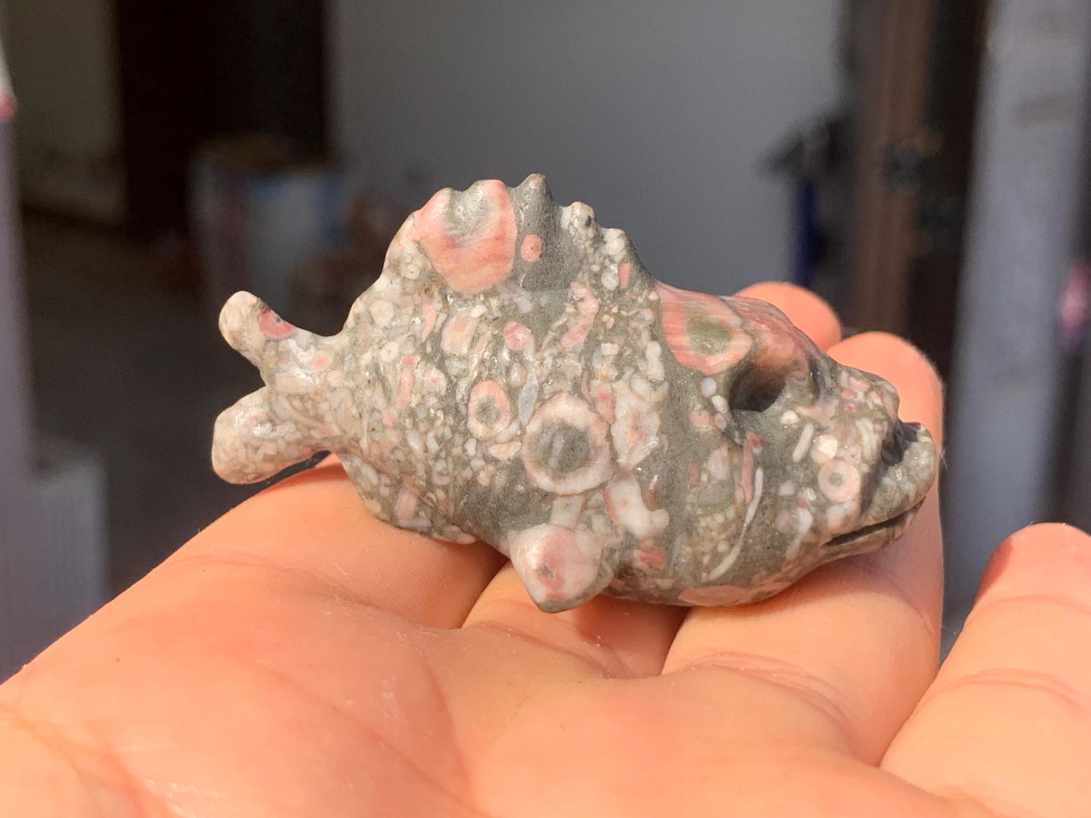 Hand Carved Crystal Piranha: Natural Jade Stone Fish Skull Decor - Etsy