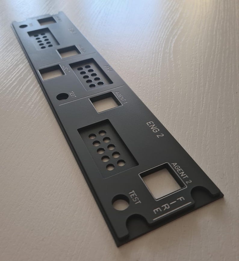 Airbus A320 Overhead Panel Replica - Perfect for Flight Simulators and ...