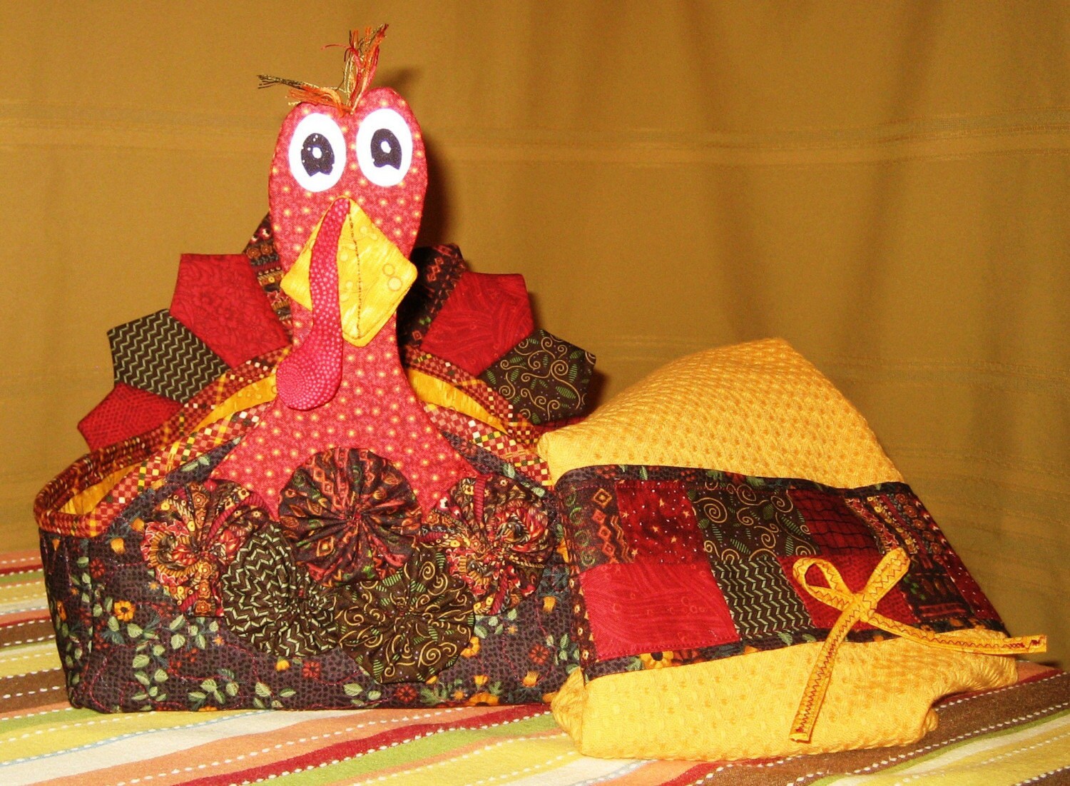 Fold Flat Turkey Basket Pattern - Quilting - Sewing Project - Etsy