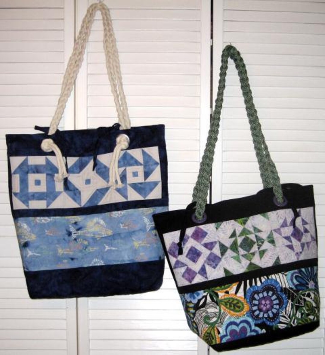 Block Play Big Tote PATTERN - Large Tote With Beautiful Foundation ...