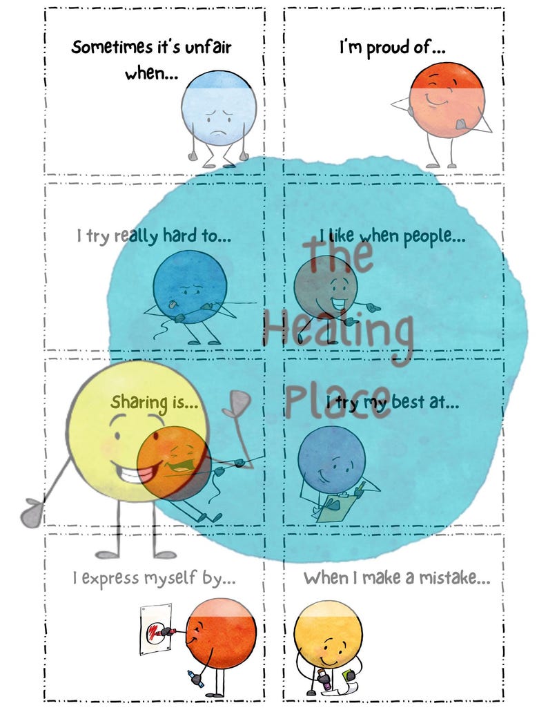 Therapy Conversation Starter Cards, Kids Counseling, Table Topics - Etsy