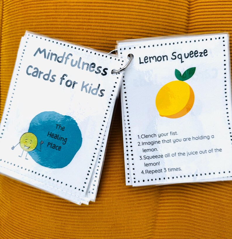Mindfulness Cards for Kids, Grounding Strategies, Calm Down Corner ...