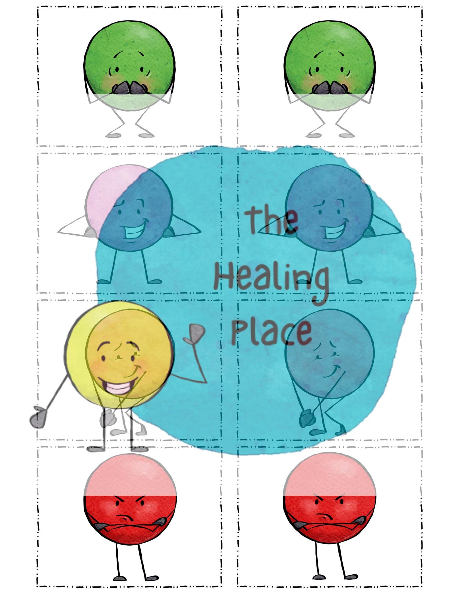 Emotion Memory Game, Emotion Identification, School Counseling Activity ...