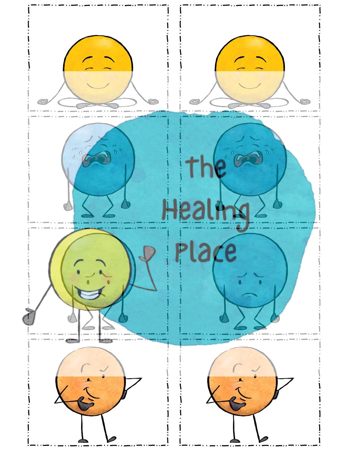 Emotion Memory Game, Emotion Identification, School Counseling Activity ...