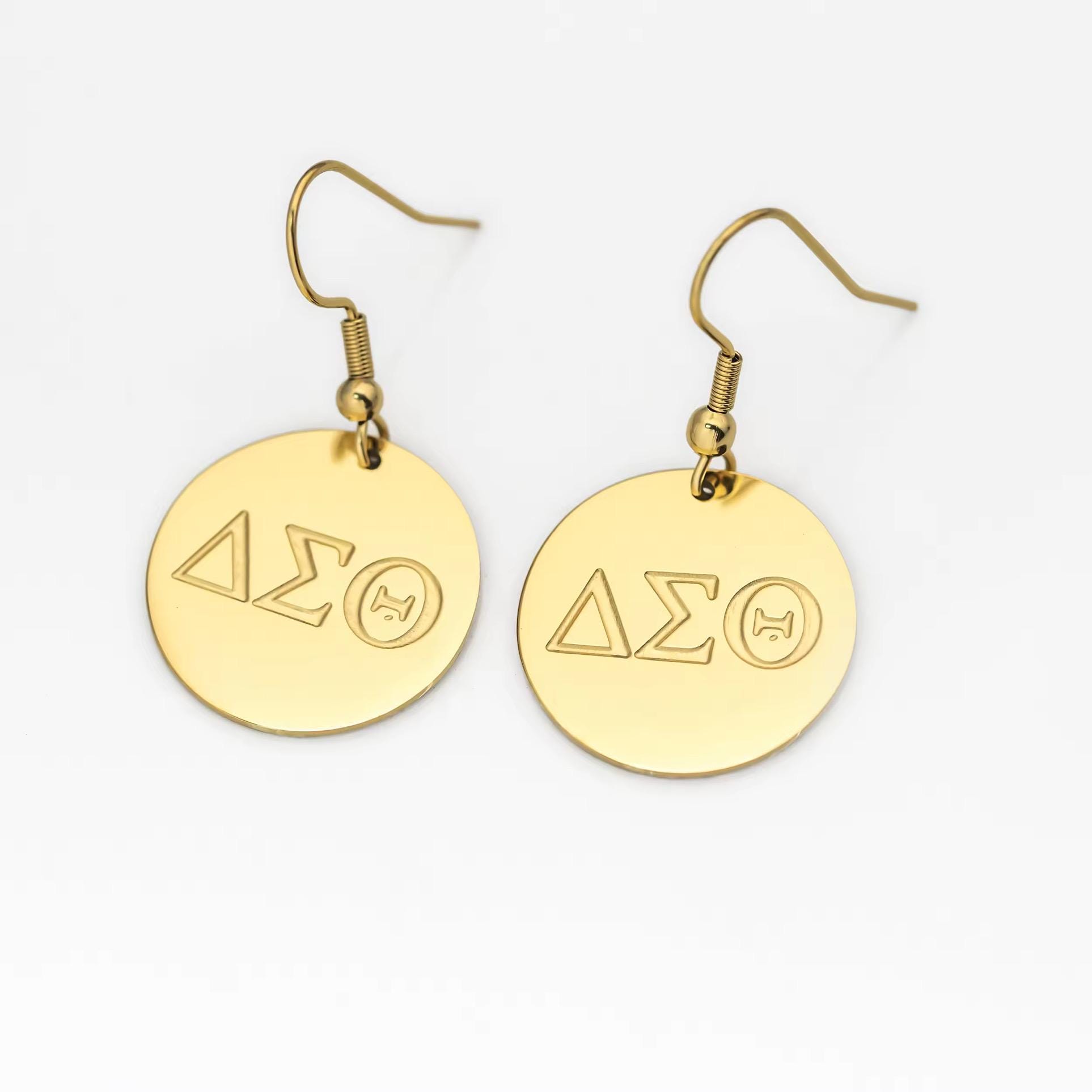 Delta Sigma Theta Earrings - Etsy