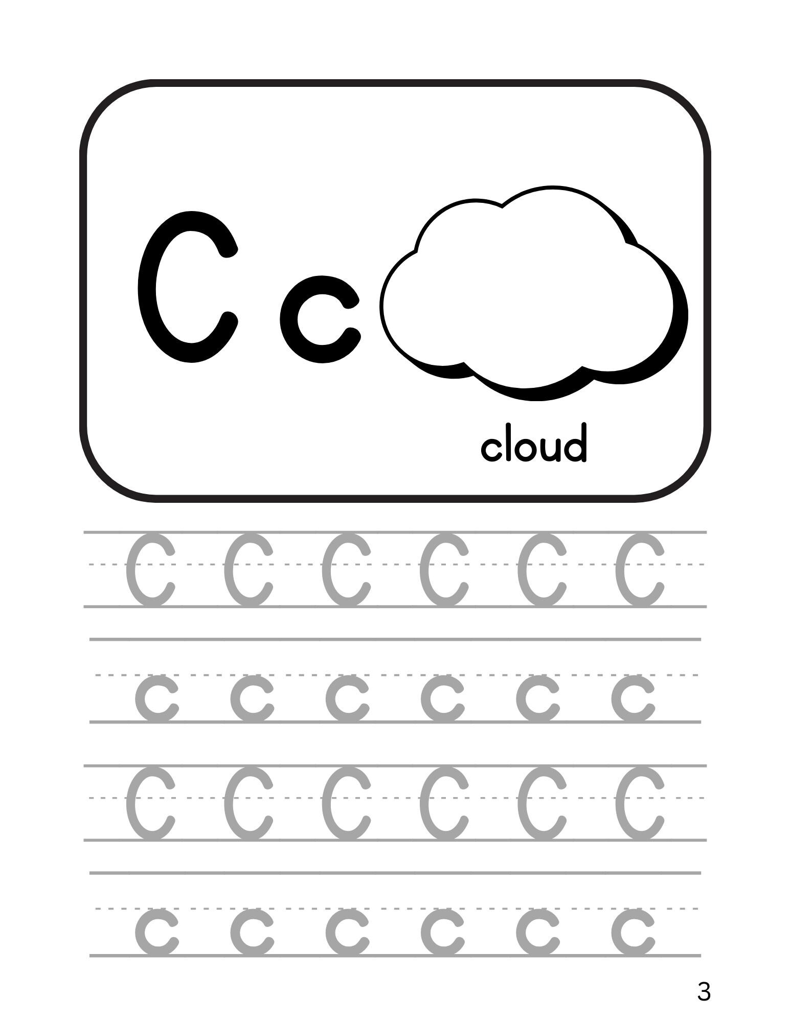 Printable A Z Alphabet Tracing Worksheets - Etsy