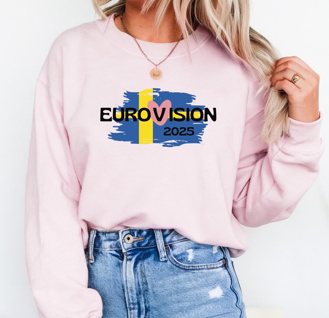 Eurovision Song Contest 2025 Switzerland Unisex Sweater Eurovision Fans ...