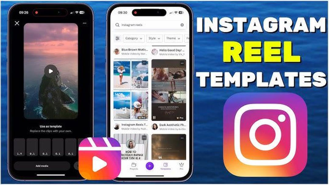 Editable Instagram Reel Templates for Social Media Editing Viral ...