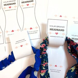 Printable Scrunchies Tags to Edit Instant Download - Customize Tag for ...