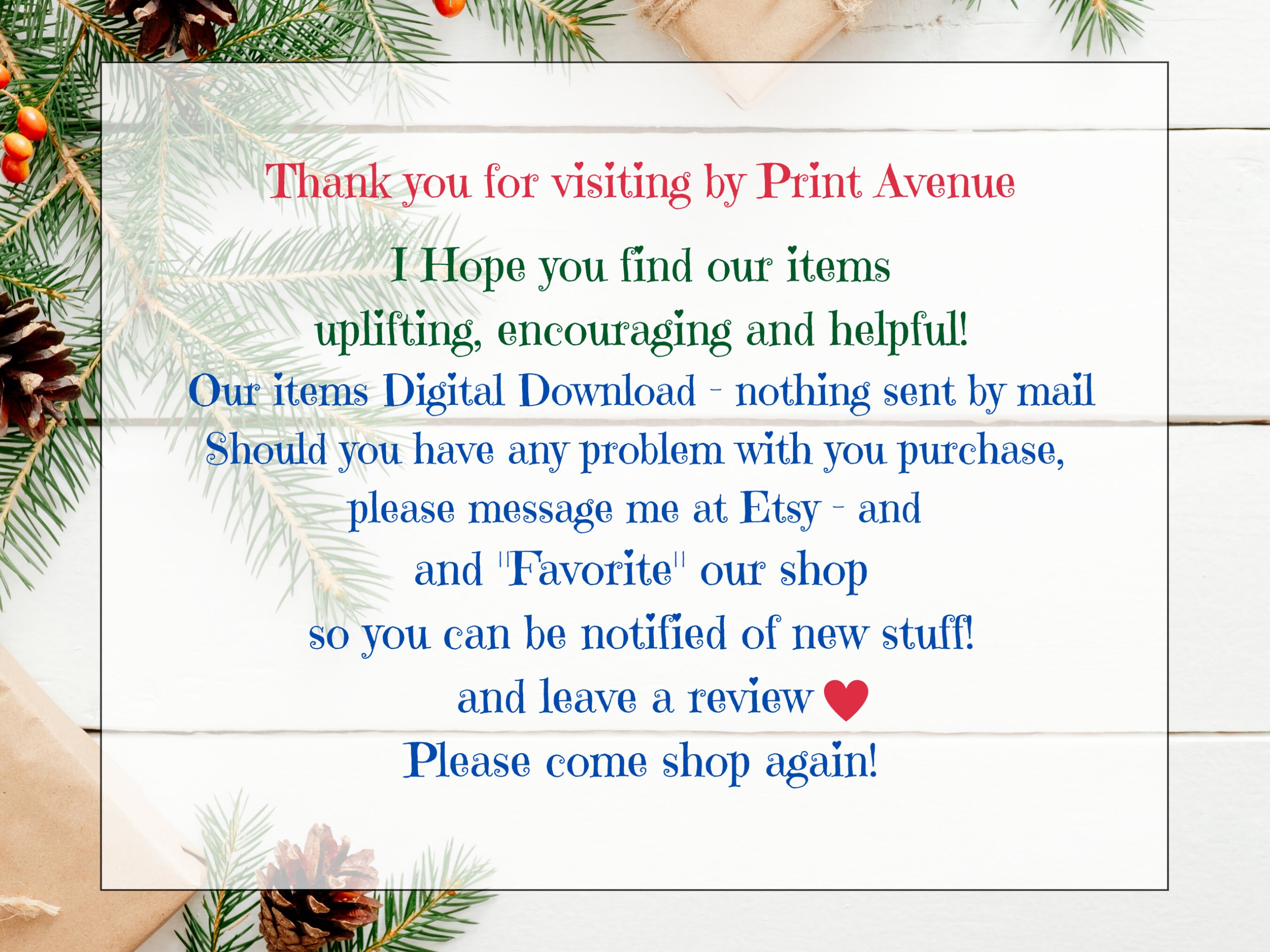 Traditional Christmas Tags for Christmas Gifts - 4 Letter PDF Sheets ...