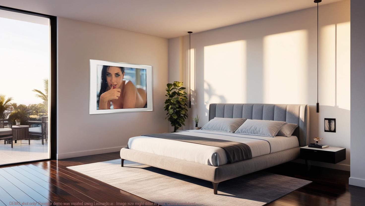 Seduction I - Photography of a Woman Lying on a Bed - Etsy