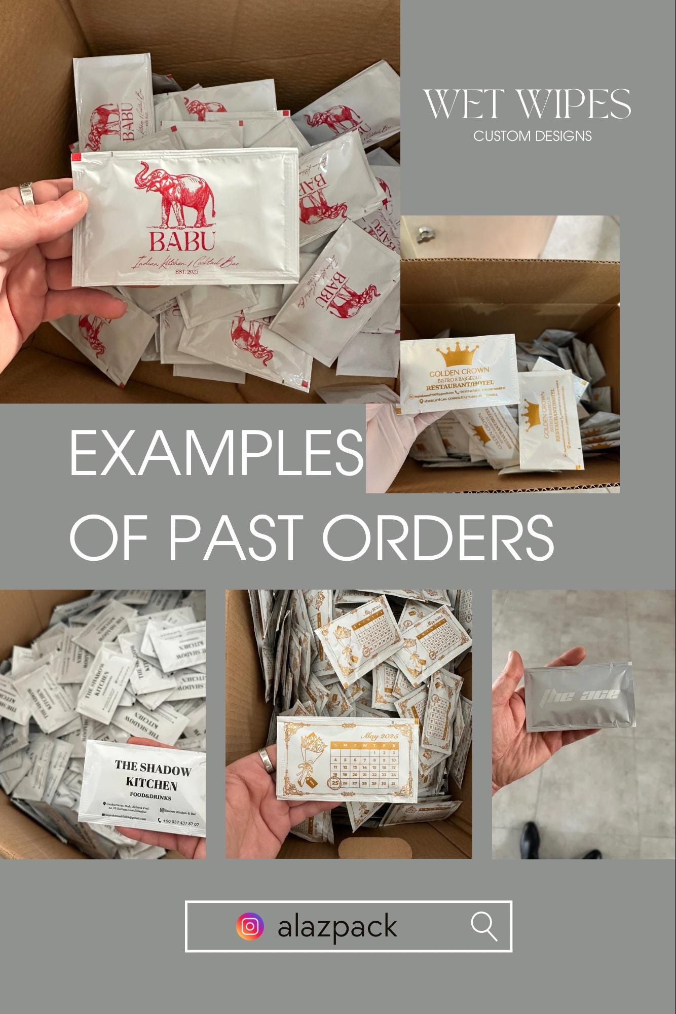 Customizable Wet Wipes: Personalized Wedding, Party & Event Favors - Etsy