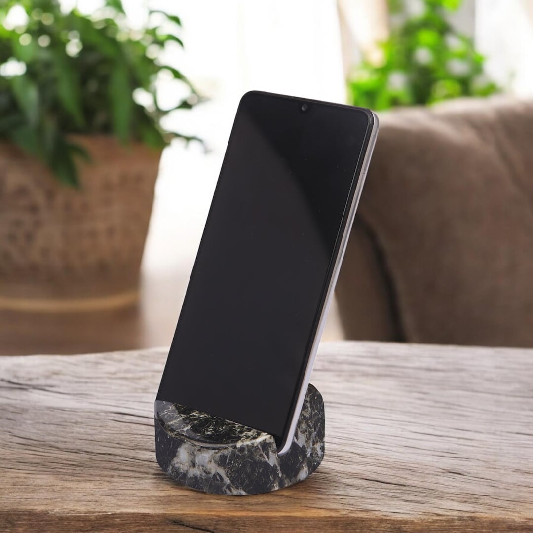 Marble Unique Phone Stand | Stone Mobile Holder | Phone Rest| Perfect ...