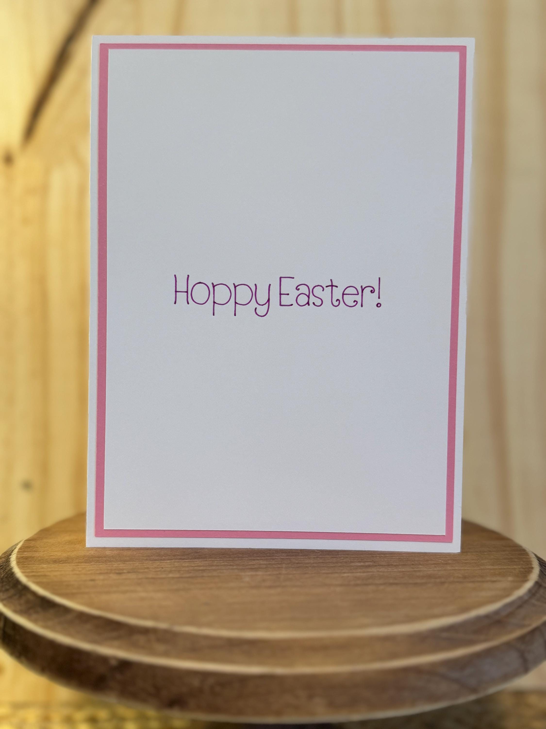 Happy Hoppy Easter - Bunny Face - Etsy