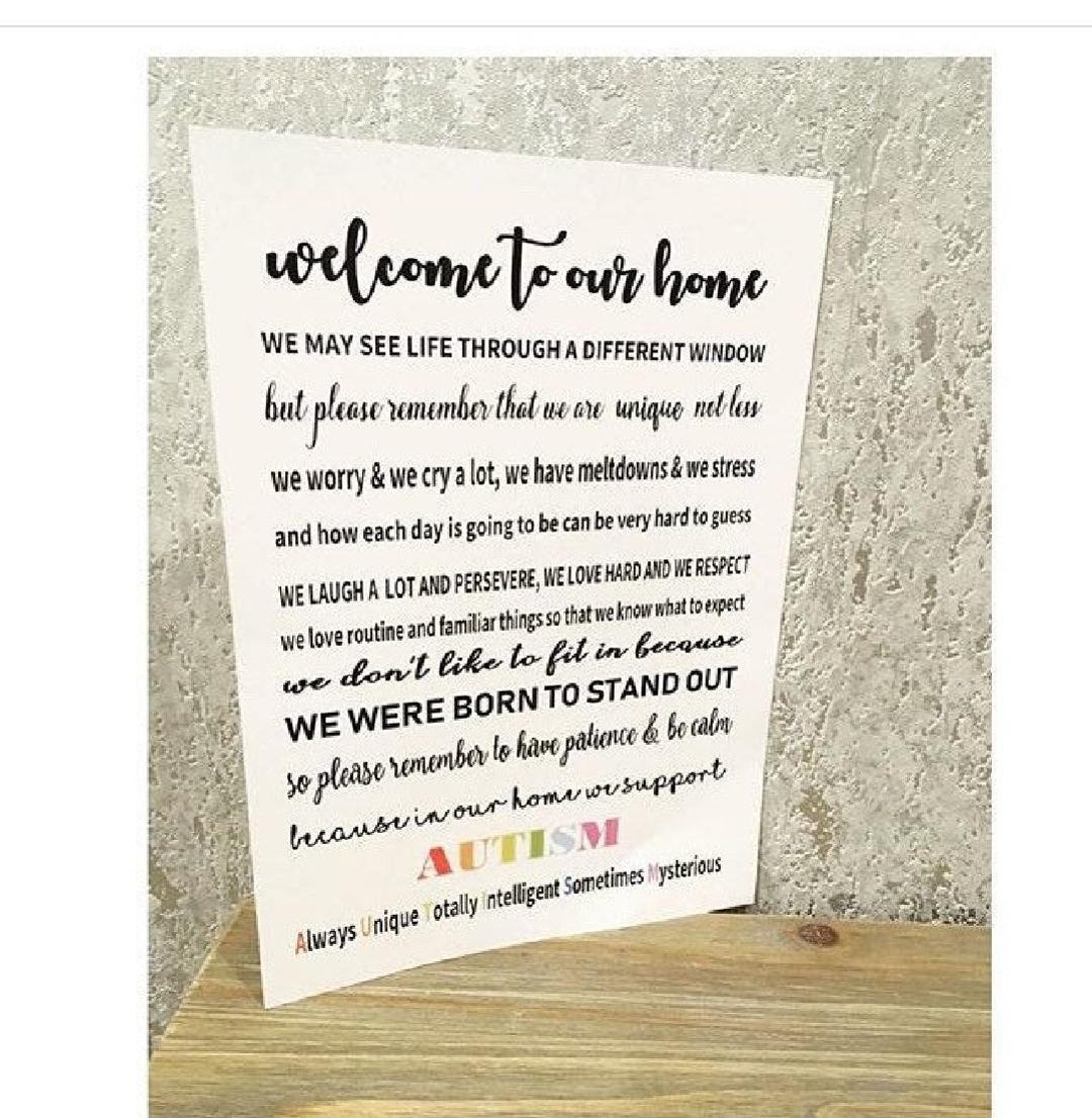 Autism Print A4 Unframed / Print Only - Etsy