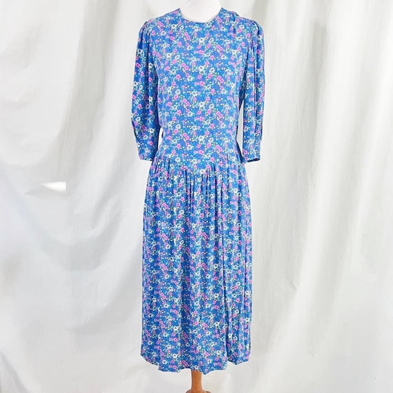 Vintage 80s Karin Stevens by Steven Stoller Cottage Core Rayon - Etsy