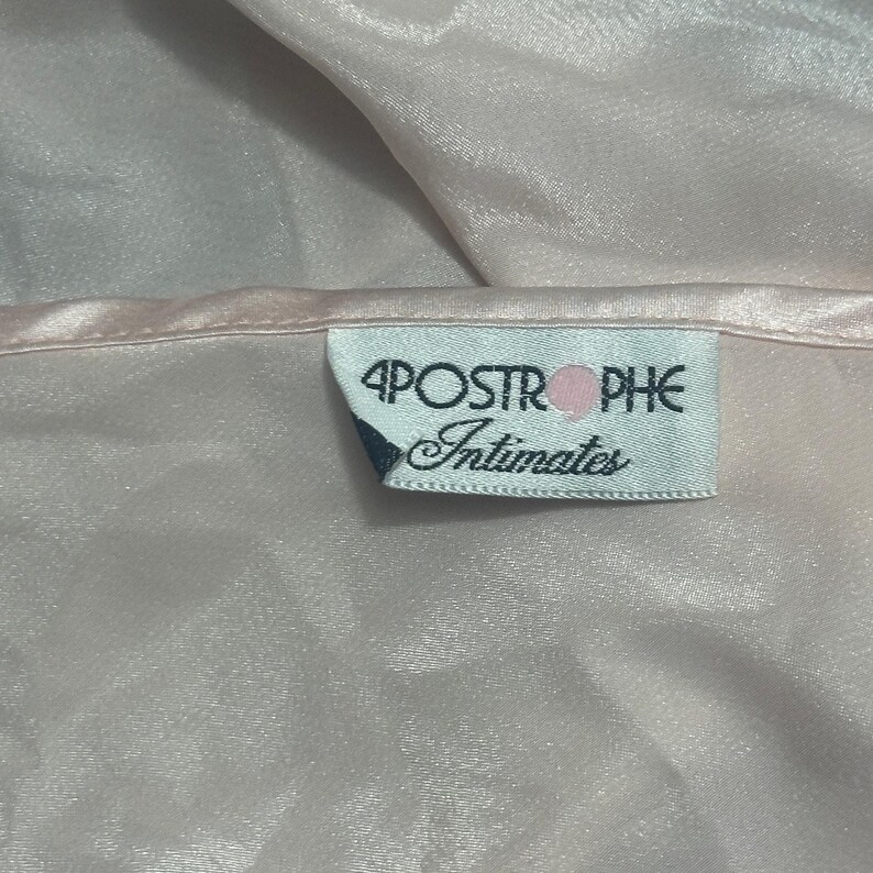 Vintage 1980s Apostrophe Intimates Pink Satin Crop Top Camisole 16 ...