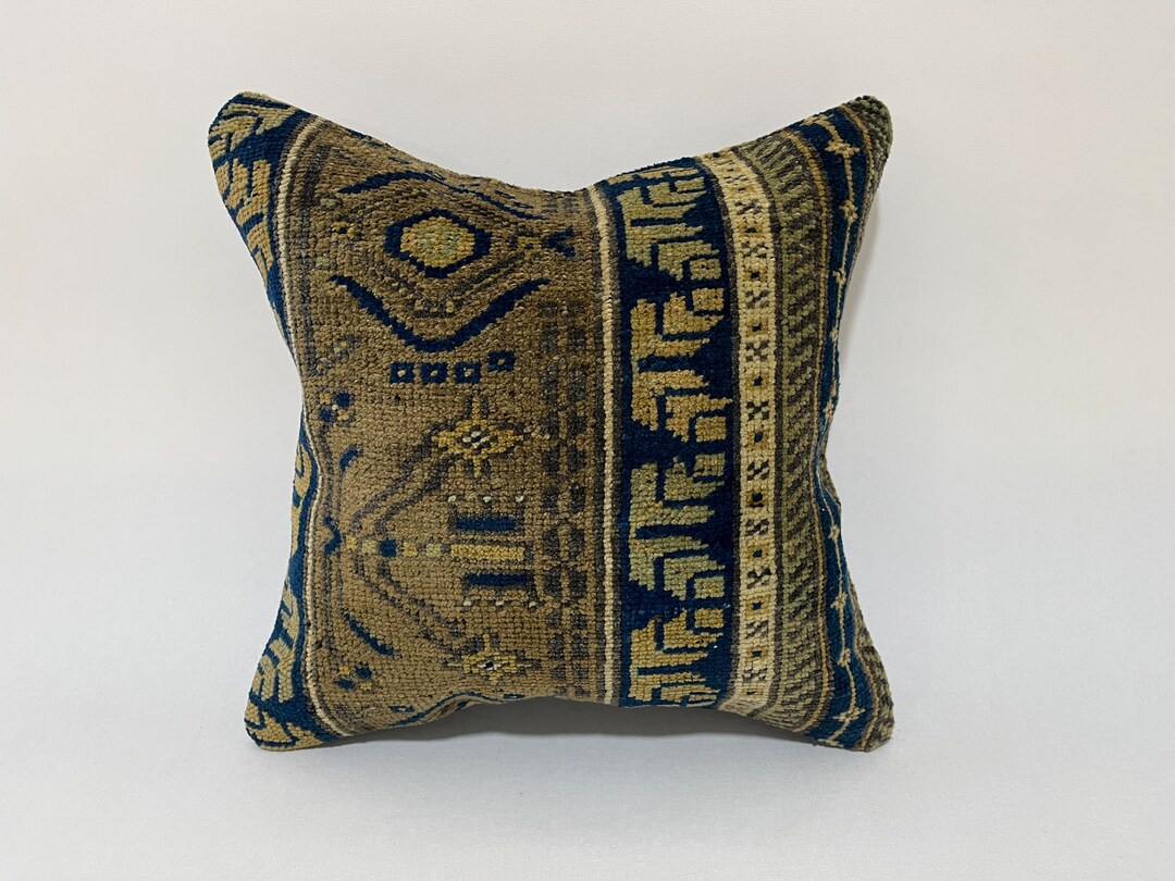 16x16 Vintage Turkish Pillow, Bohemian Pillow, Morrocan Pillow, Home ...