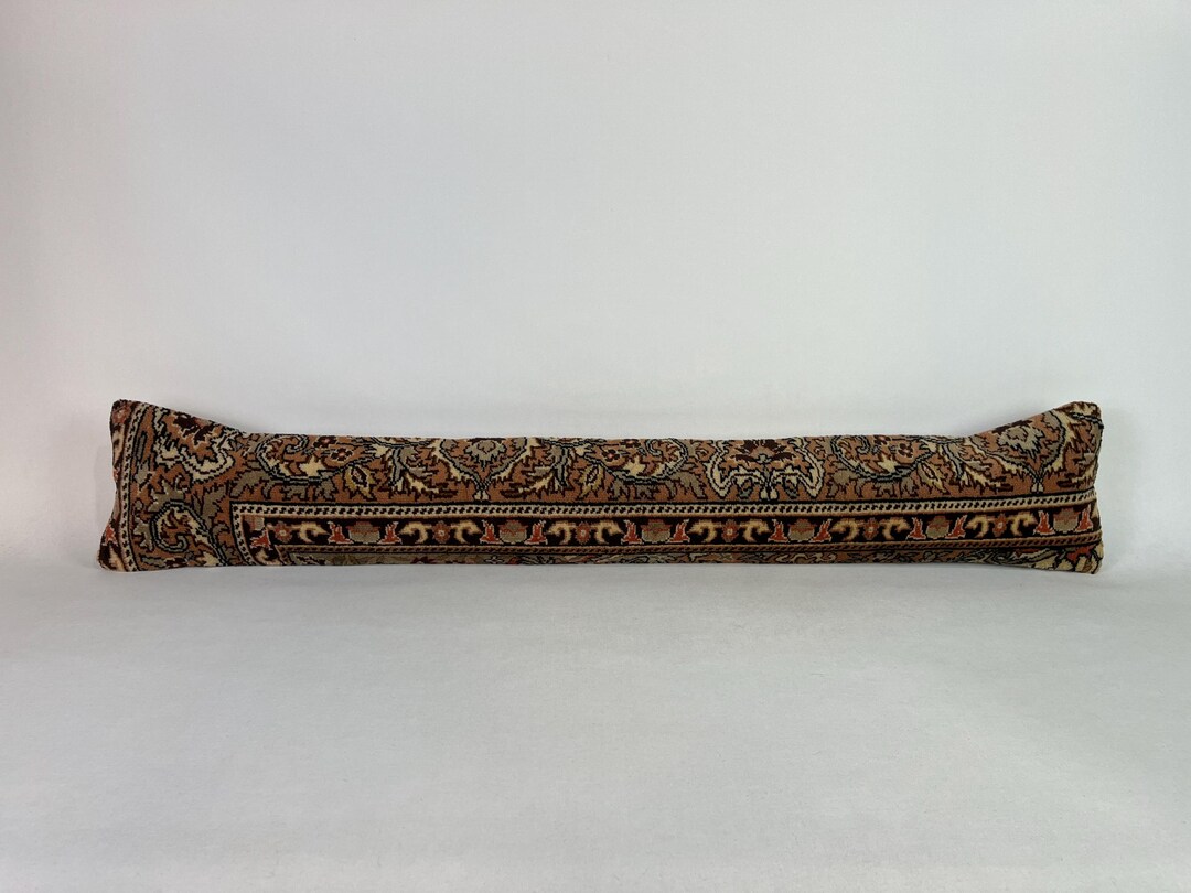 8x48 Extra Long Lumbar Pillow, Rug Pillow, Lumbar Throw Pillow, Vintage ...