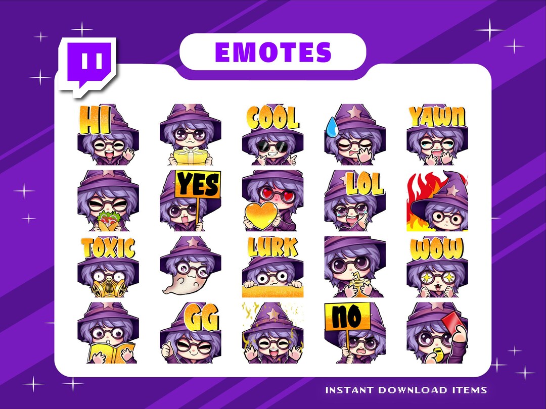Twitch Emotes, Wizard Emotes, Anime Emotes, Boy Emotes, Chibi Emotes ...