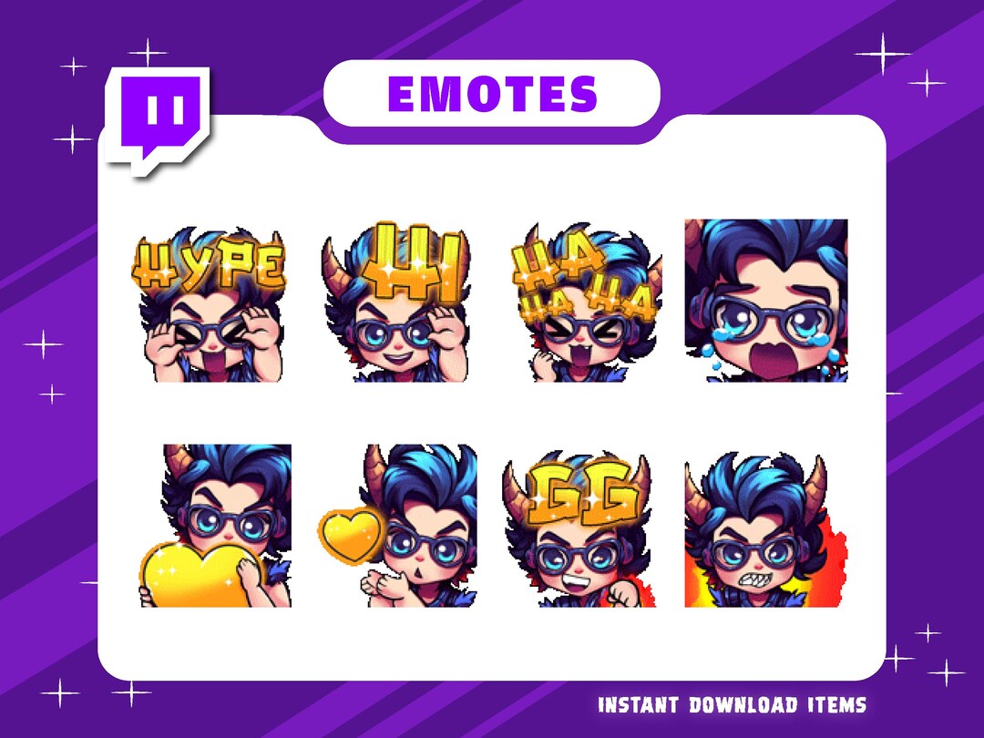 Twitch Emotes, Boy Dragon Emotes, Anime Emotes, Chibi Emotes, Cute ...