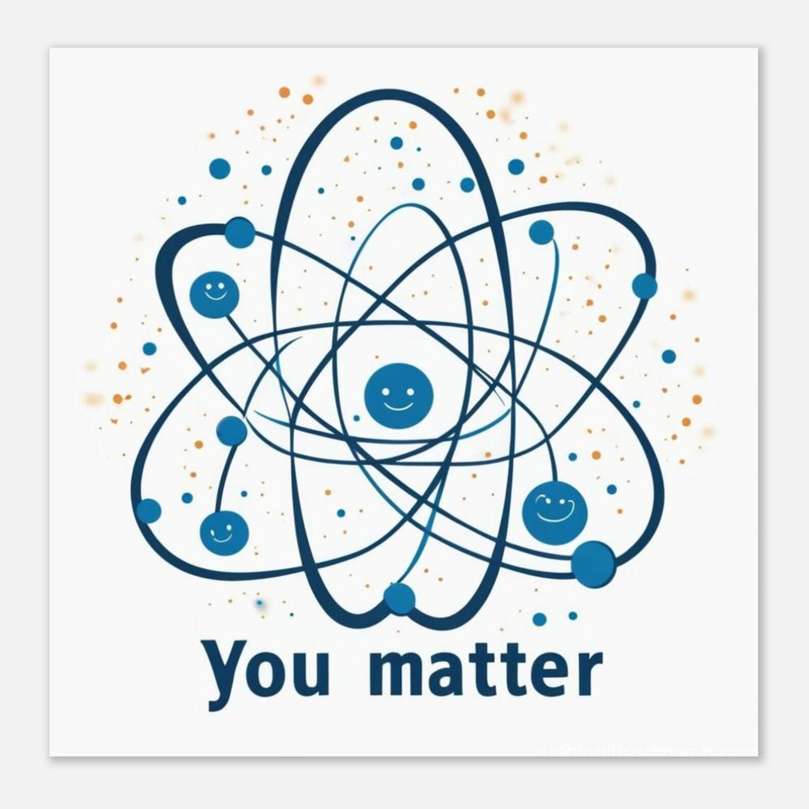 You Matter Poster on Premium Semi-glossy Paper - Etsy