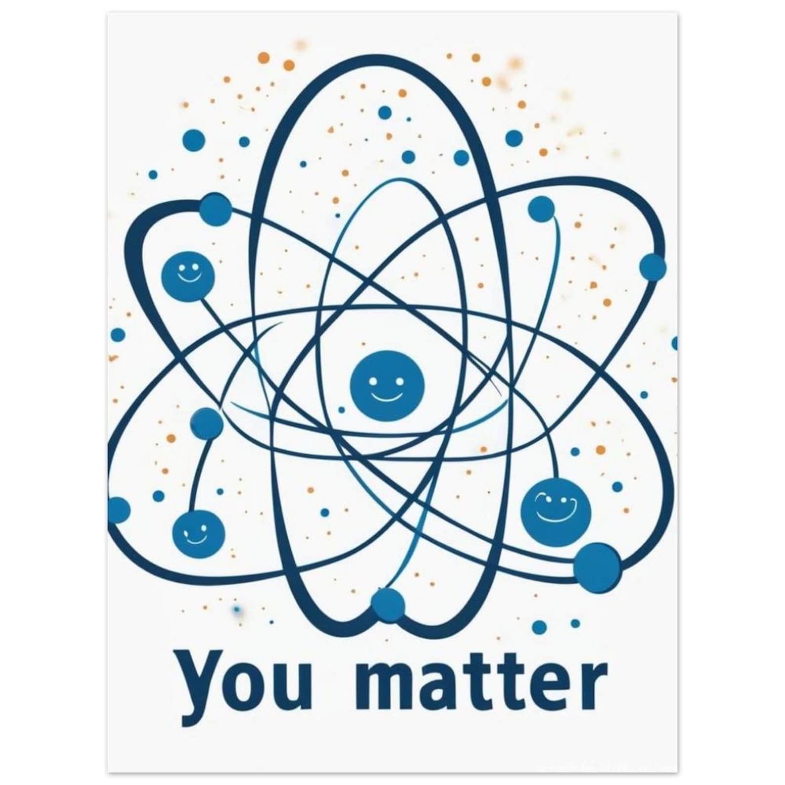You Matter Poster on Premium Semi-glossy Paper - Etsy