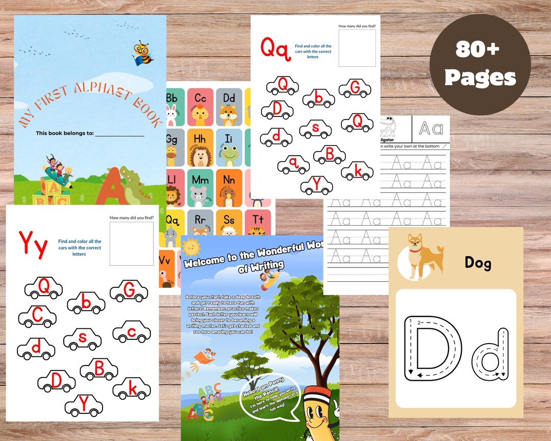 Printable Alphabet Activity Pack Fun & Engaging Writing Practice for ...