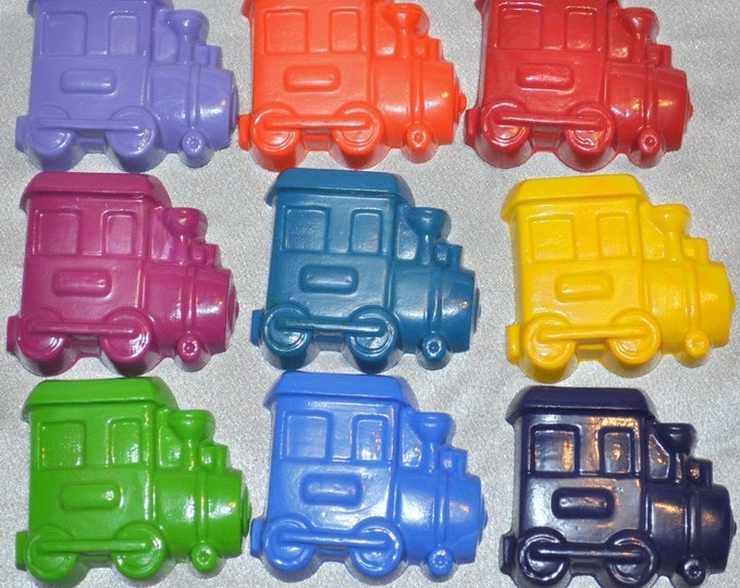 Recycled Crayons Train Shaped Total of 18. - Etsy