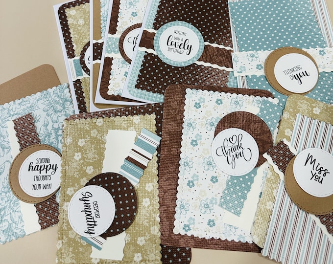 DIY Card Making Kit – Variety Pack of 6 Handmade Greeting Cards - Etsy