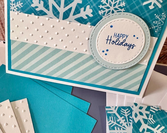 Christmas Card Making Kit, DIY, Set of 6 - Etsy