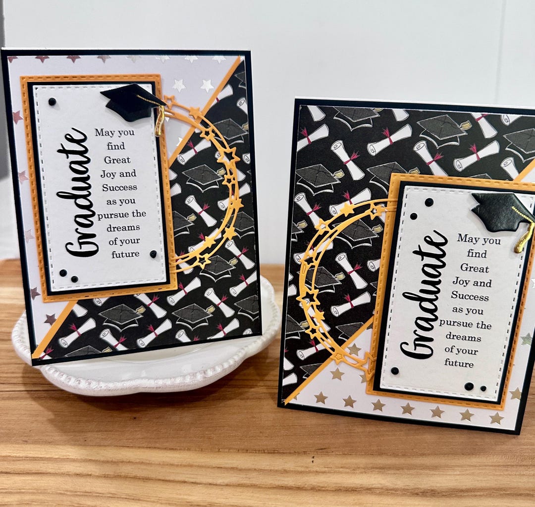 Handmade Graduation Card Set, Unique Design - Etsy