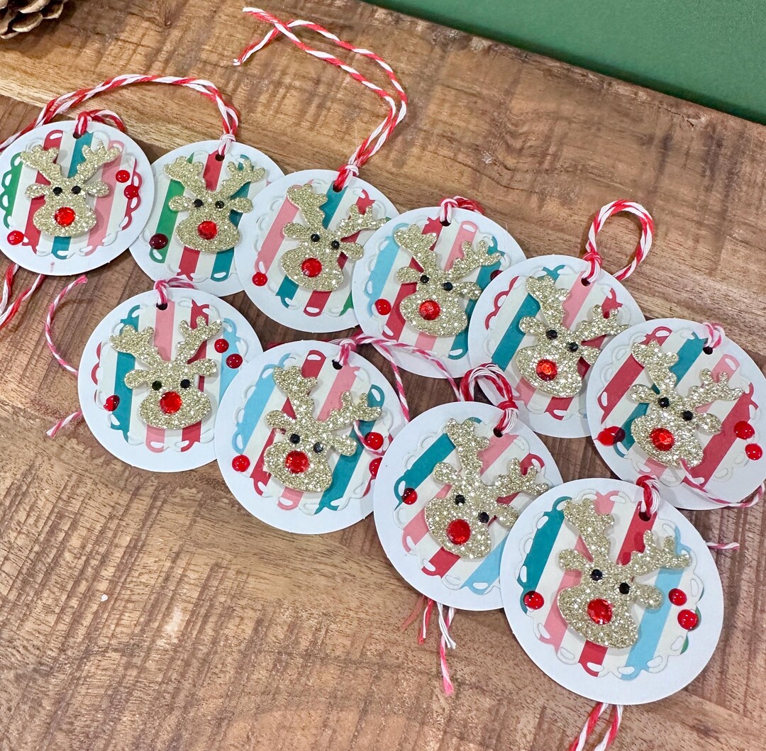 Christmas Reindeer Handmade Gift Tags. Fun and Whimsical With so Many ...