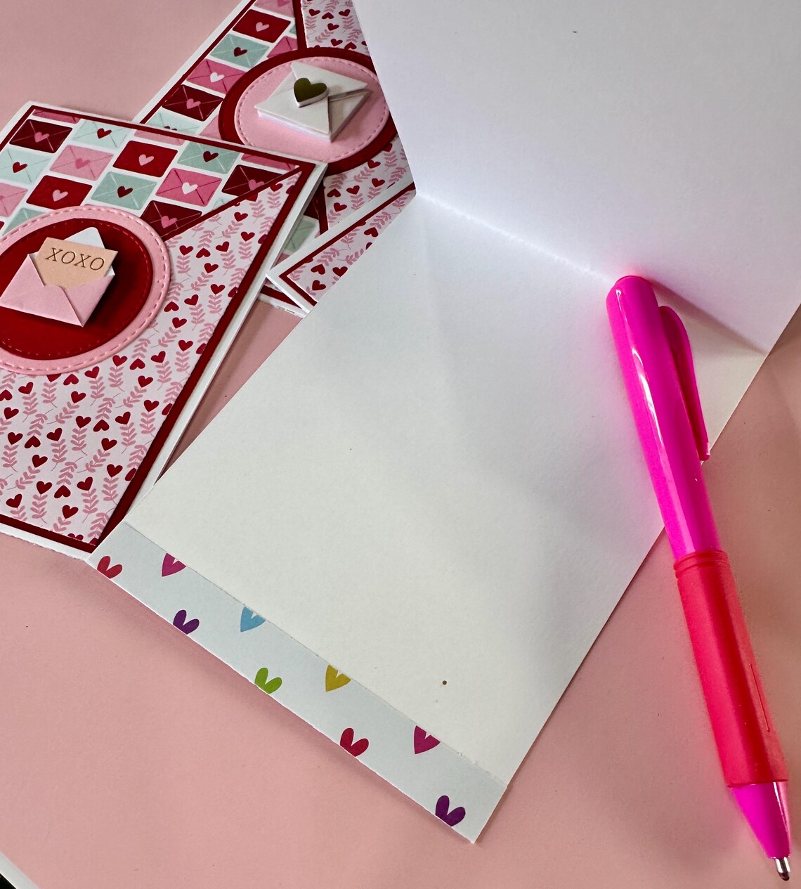 Valentine Cards/handmade/set of Four/fun Design - Etsy