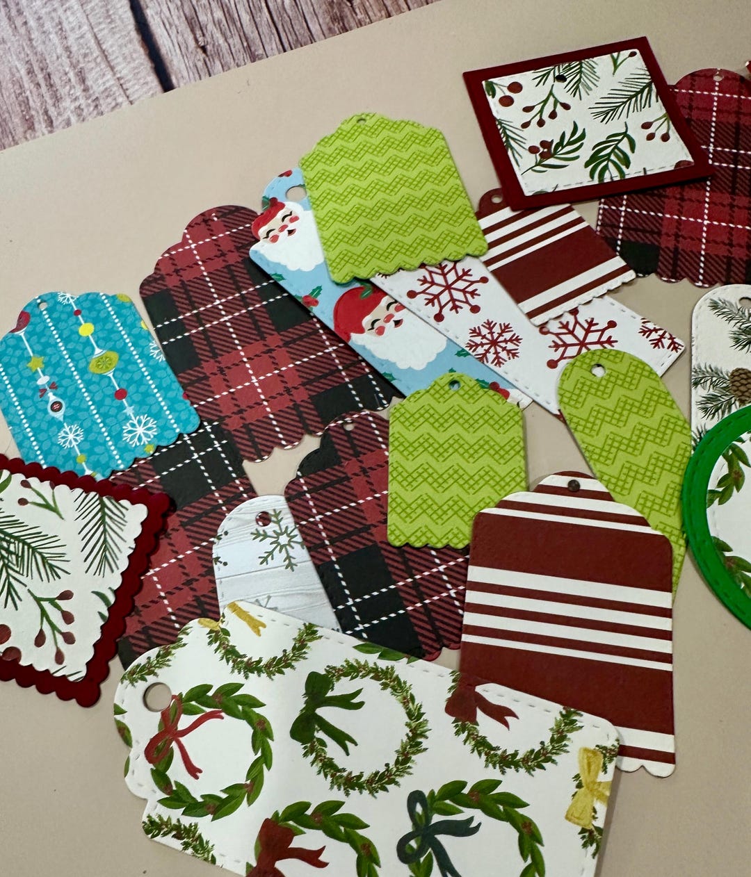 Variety Pack of Christmas Gift Tags, Set of 20 - Etsy