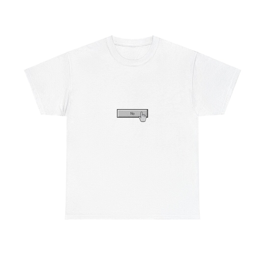 Retro Button No Icon|90s Kid Nostalgia T-shirts | Millennial Humor ...