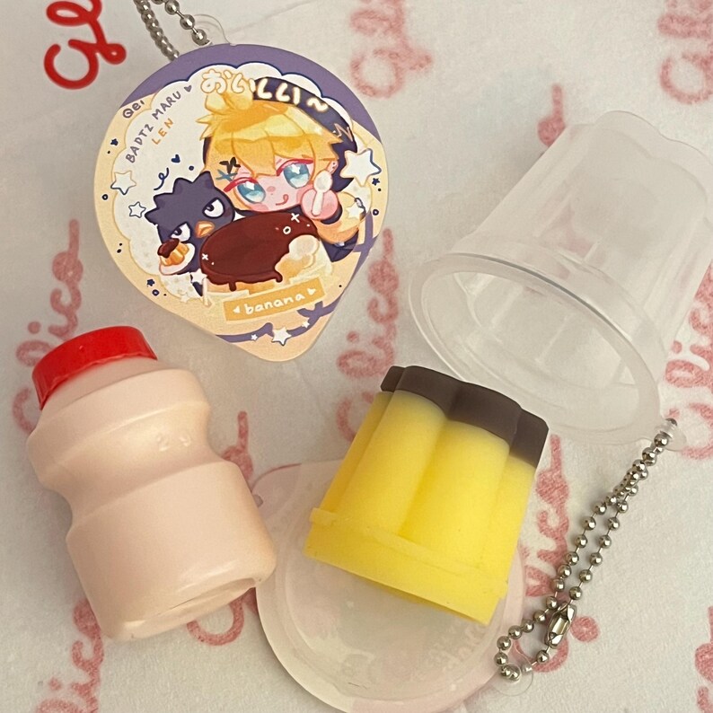 Vocaloid X Sanrio Squishy Jelly Pudding Keychains - Etsy
